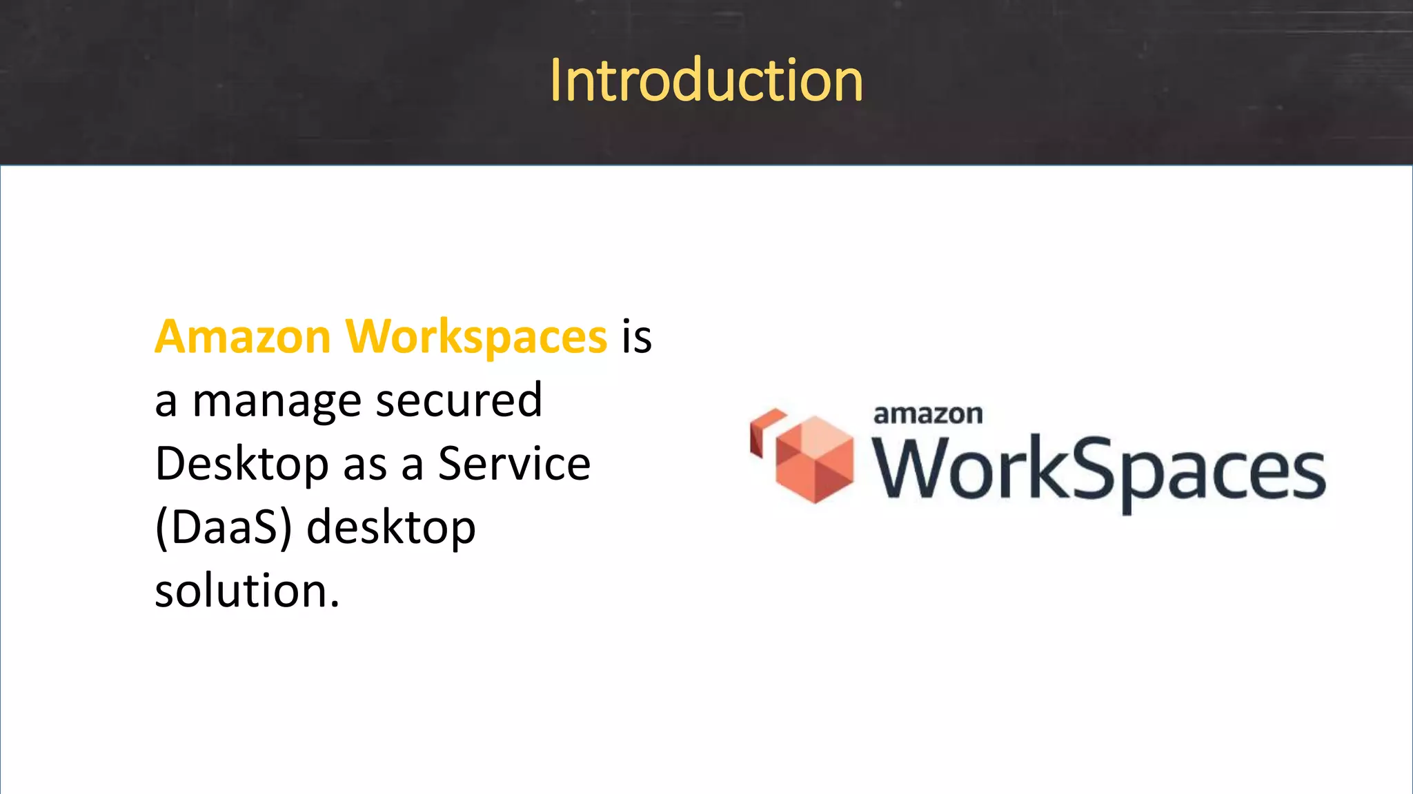 AWS Workspaces Overview v2 | PPT
