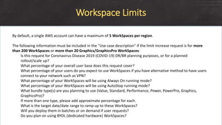 AWS Workspaces Overview v2 | PPTX
