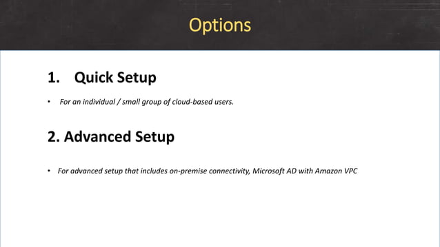 AWS Workspaces Overview v2 | PPT