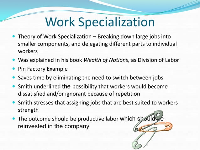 Work Specialization (Pow Ba31) V.3 | PPTX