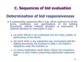 WORKS PROCUREMTN EVALUATION OF BIDS.ppt