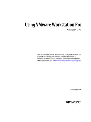 Workstation pro-12 guía | PDF