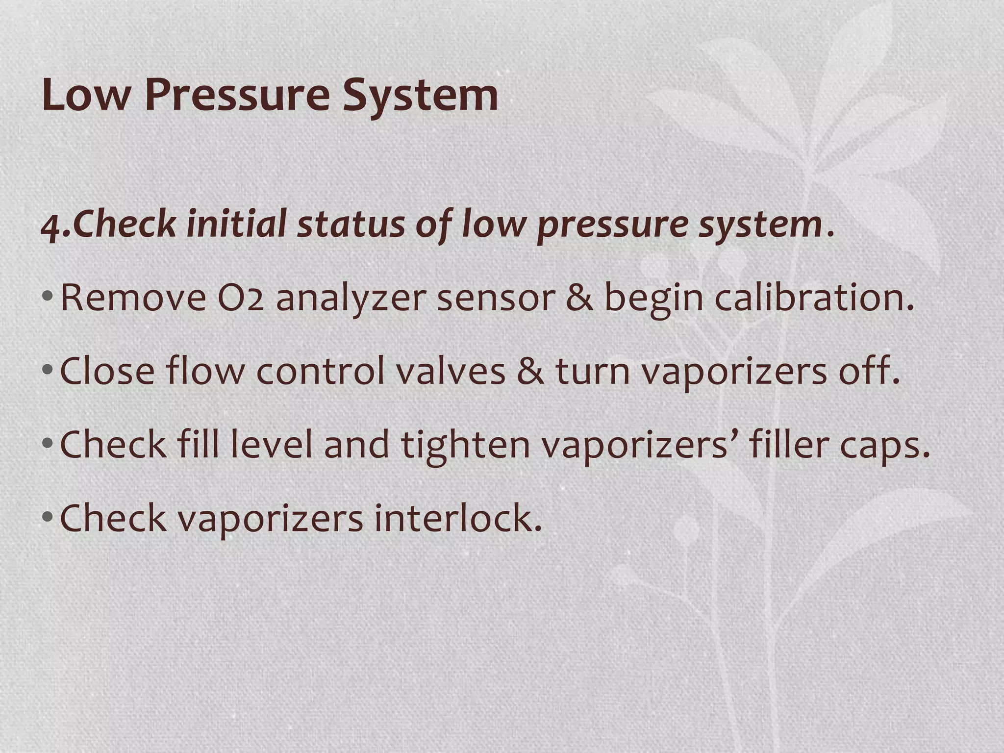 Anaesthesia Workstation checklist and safety features | PPTX