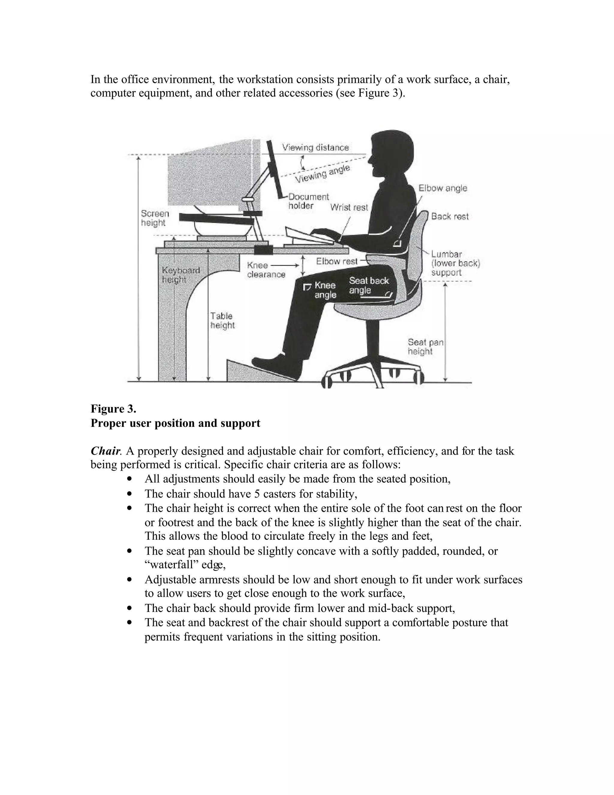 Work station ergonomics | PDF
