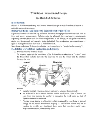 Workstation evaluation and_design | PDF