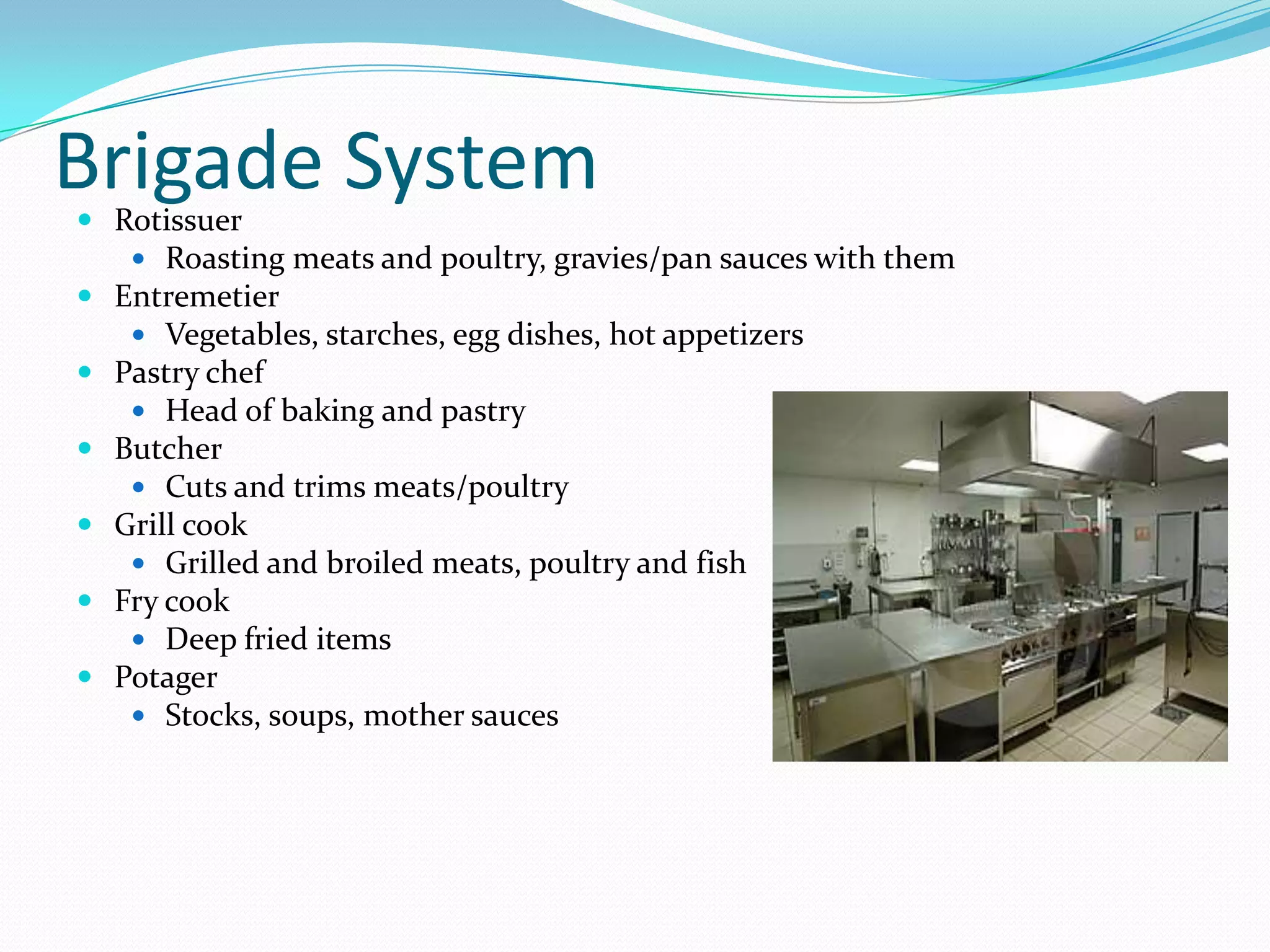 Workstations in the professional kitchen | PPTX