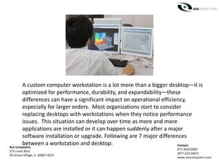 7 Differences Between Custom Computer Workstations & Custom Desktops | PPT