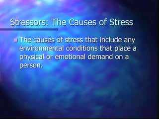 work stress management.ppt | Mental Health | Diseases and Conditions