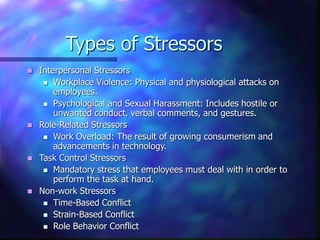 work stress management.ppt | Mental Health | Diseases and Conditions