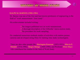 Work Study | PPT