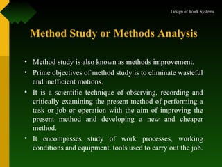 Work study | PPT | Business | Business and Finance