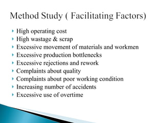 Work study - production and operations management | PPT