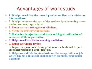 Work study and method study | PPTX