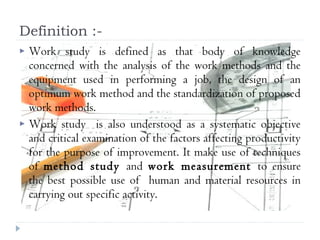 Work study | PPT