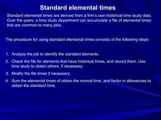 Work study Training Manual | PPT