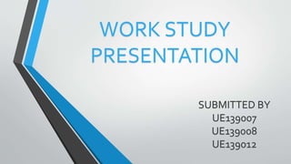 Workstudy | PPTX