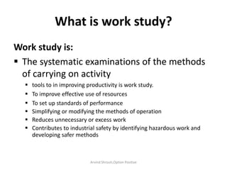 Work study | PPTX