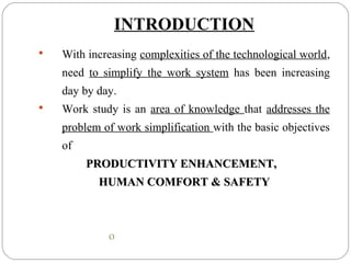 Work study method and time study-final - copy | PPT
