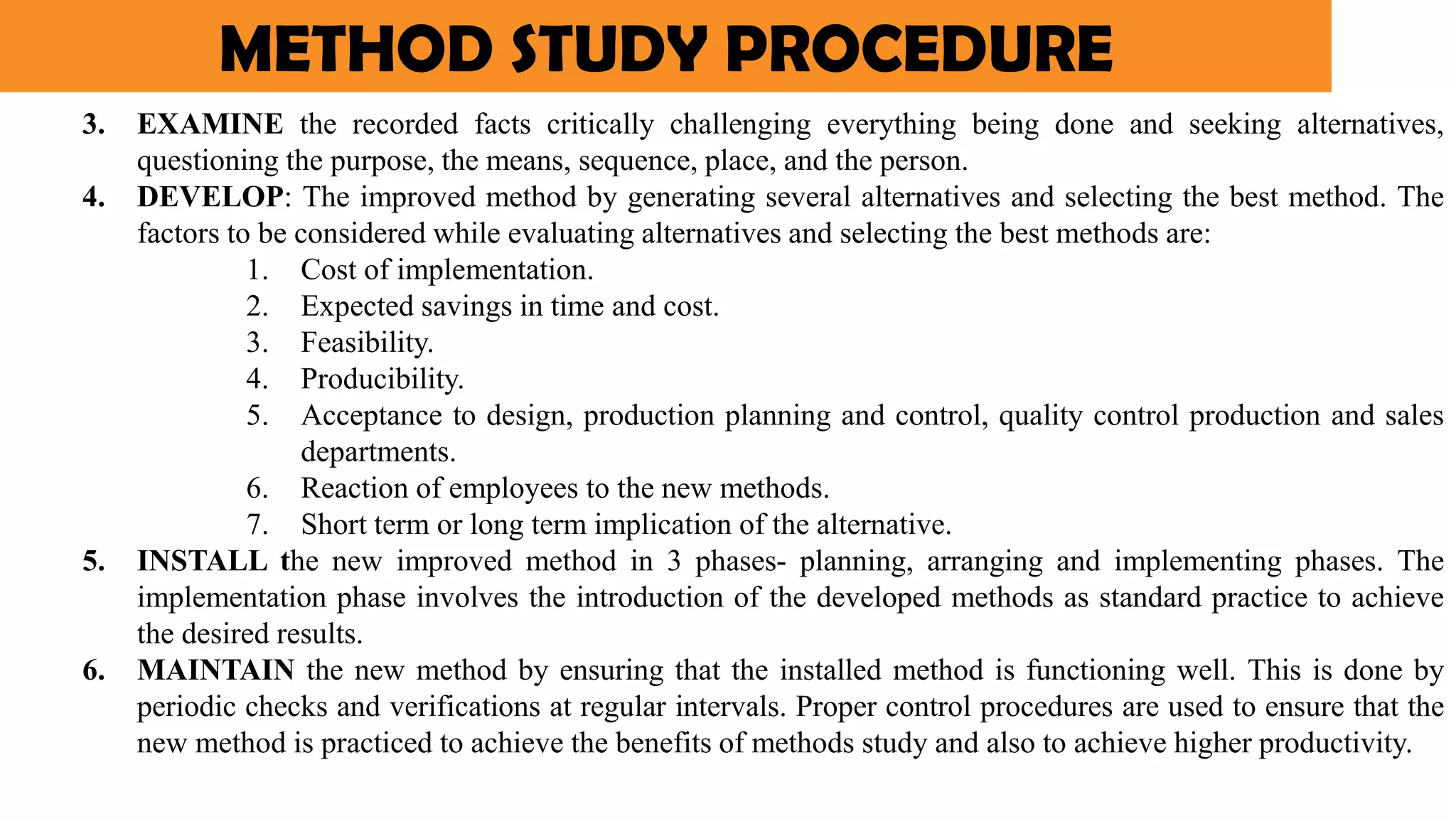 Work study method study-work measurement | PDF