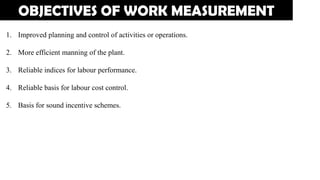 Work study method study-work measurement | PDF