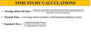 Work study method study-work measurement | PDF