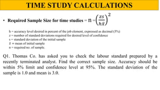 Work study method study-work measurement | PDF
