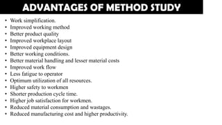 Work study method study-work measurement | PDF