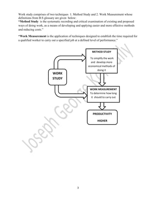 Work Study Part- I | PDF