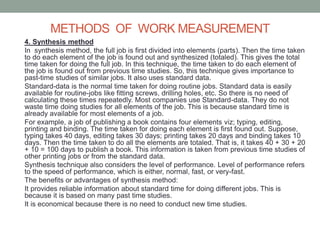 Work study work measurement | PPTX