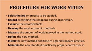Work Study and Method Study Presentation.pptx
