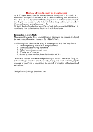 Work study manual | DOC | Resume Writing and Advice | Job Search