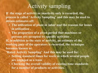 Work Study & Productivity | PPTX