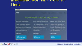 Works with ASP.NET Core on Linux and Mac | PPTX