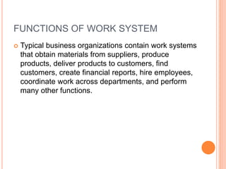 Work system | PPTX