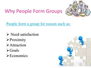 Work teams and group | PPTX