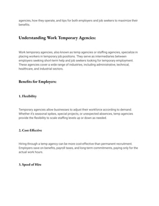 Work Temporary Agencies_ A Comprehensive Guide to Utilizing Temp ...