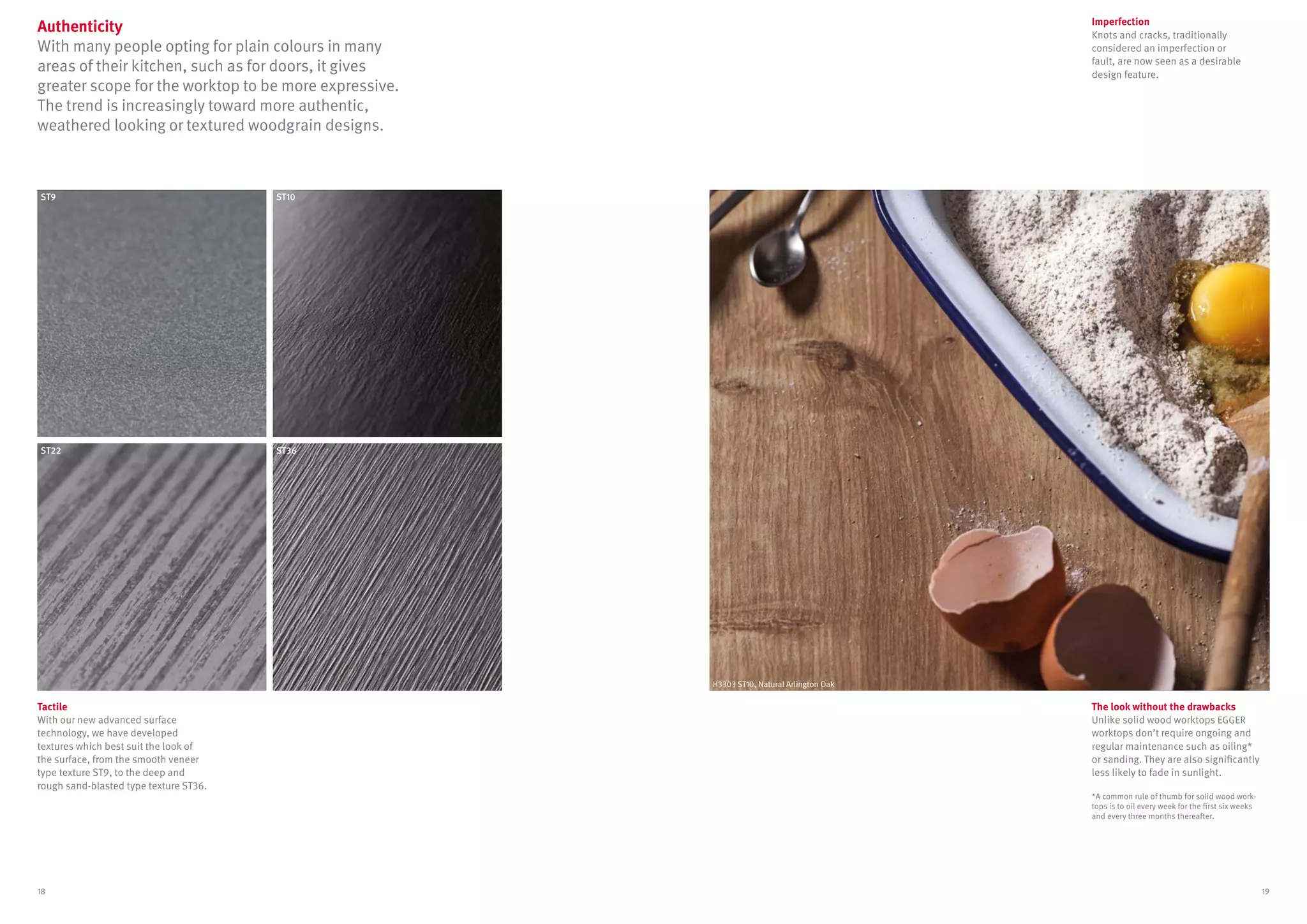 EGGER Worktops Contemporary Collection | PDF