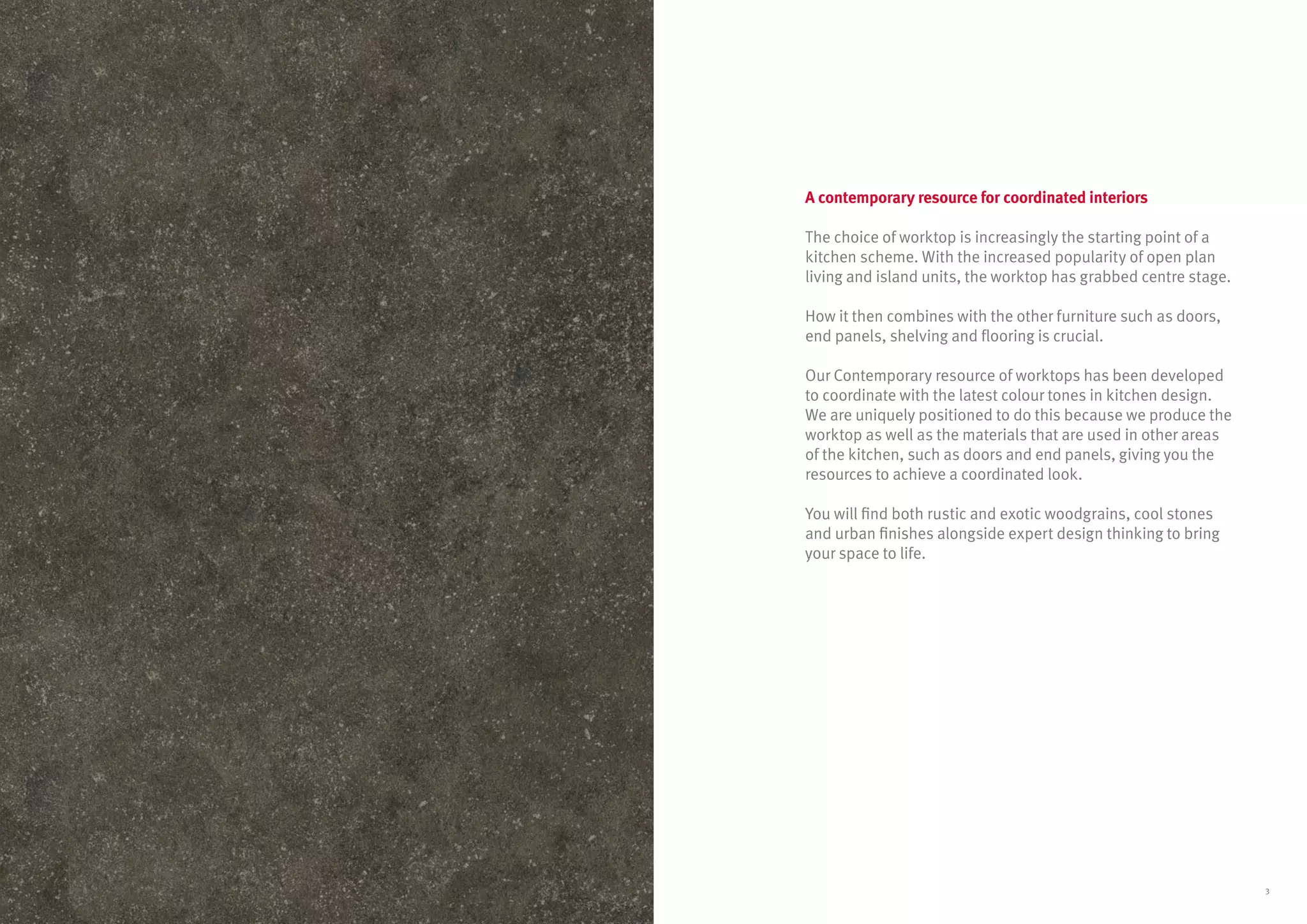 EGGER Worktops Contemporary Collection | PDF