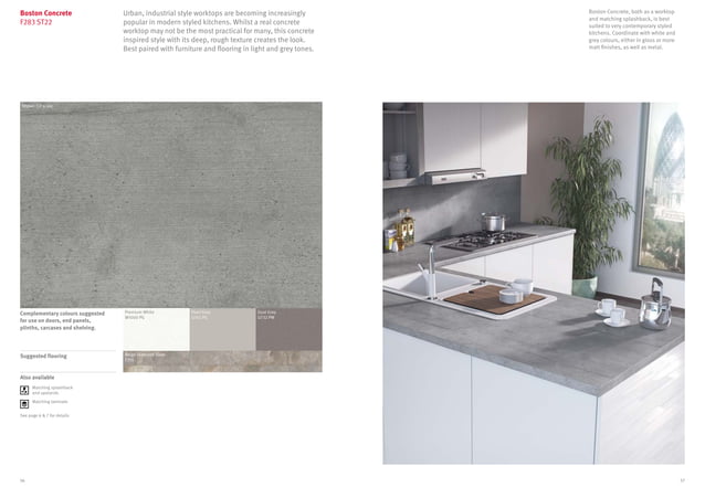 EGGER Worktops Contemporary Collection | PDF