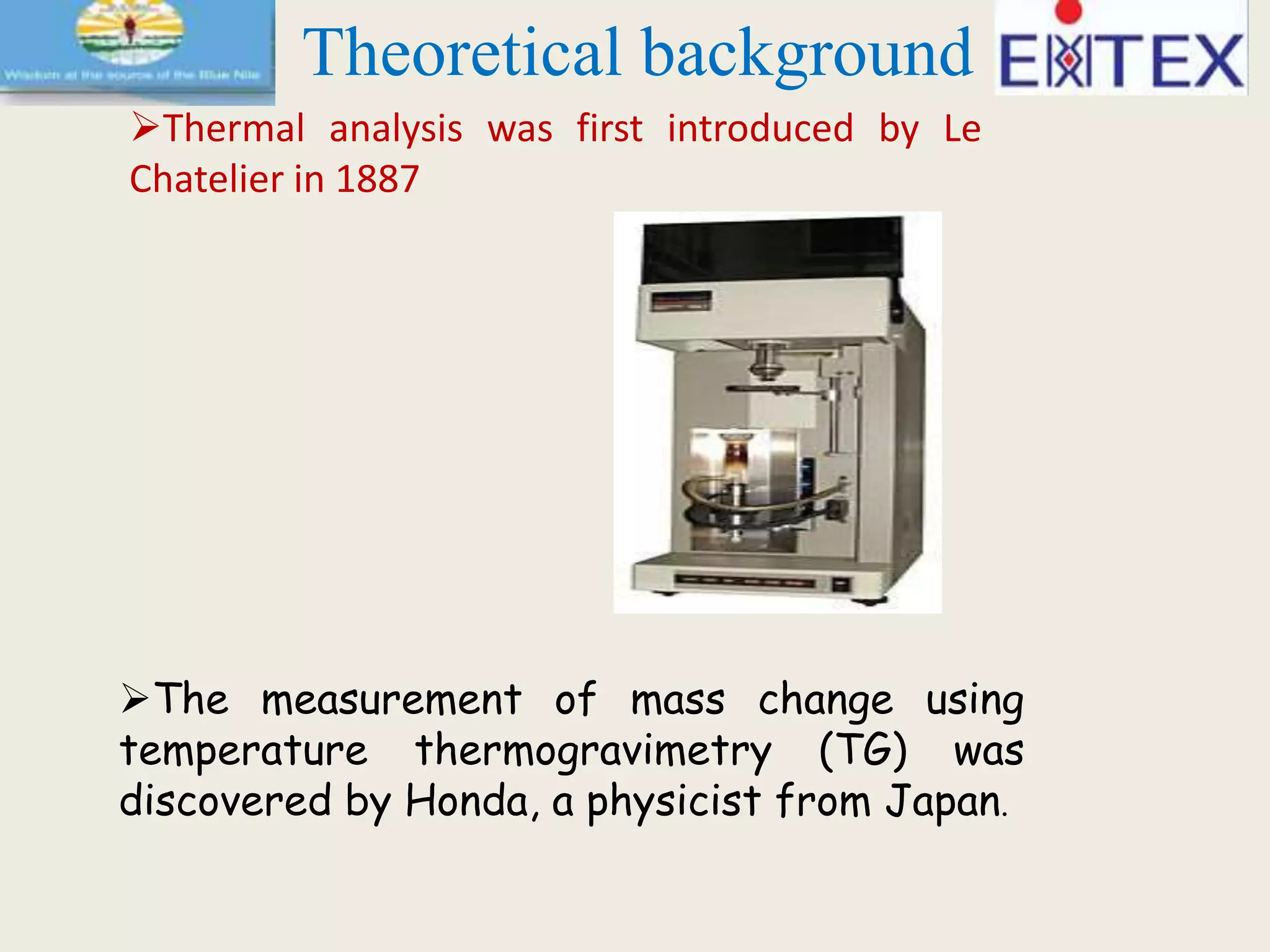TGA fiber characterization | PPTX
