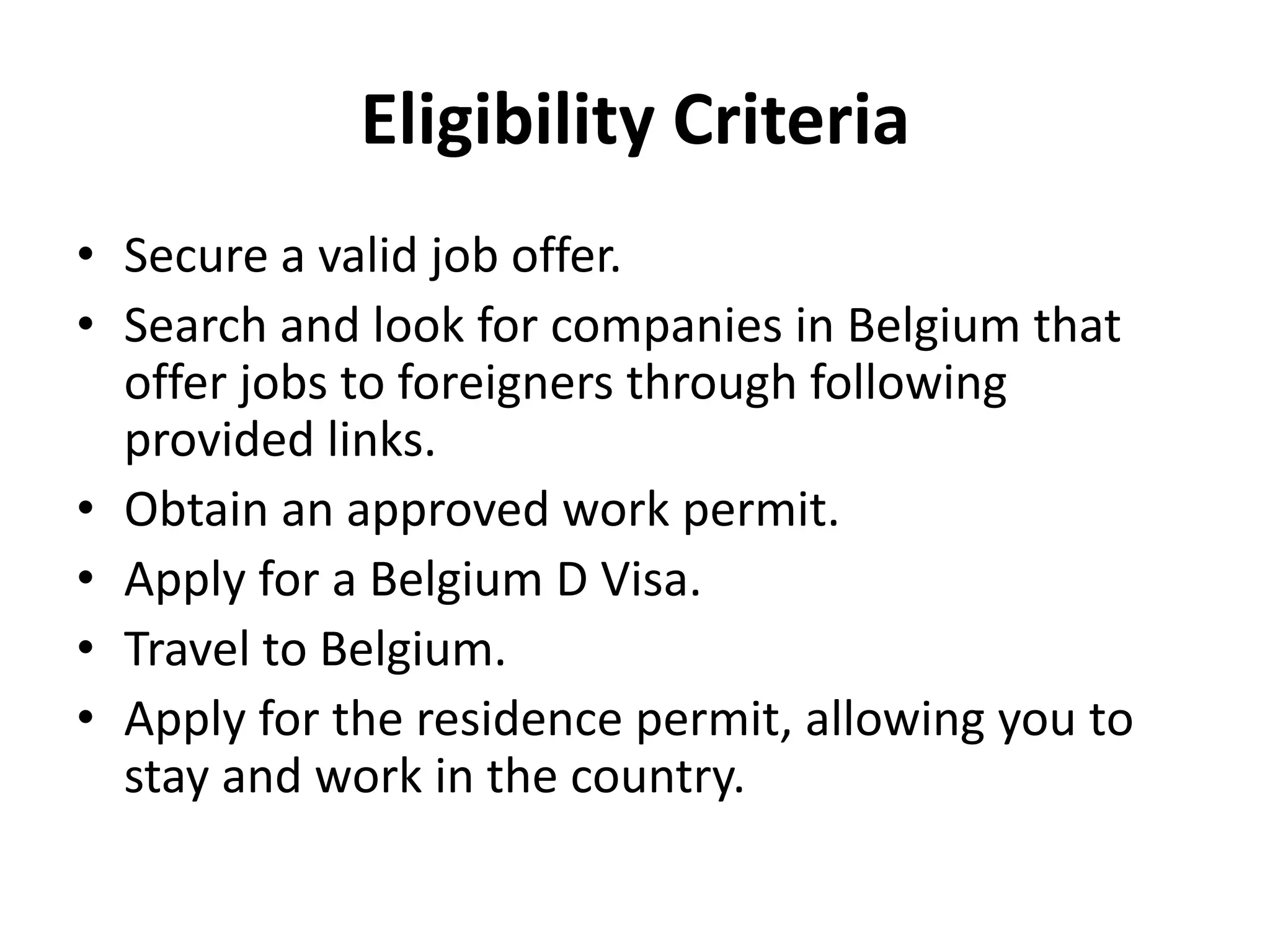 Work Visa Permit in Belgium 2023.pptx