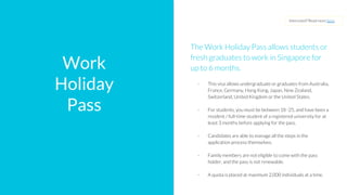 The Sleek Guide to Work Visas in Singapore | PPT
