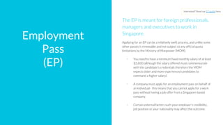 The Sleek Guide to Work Visas in Singapore | PDF