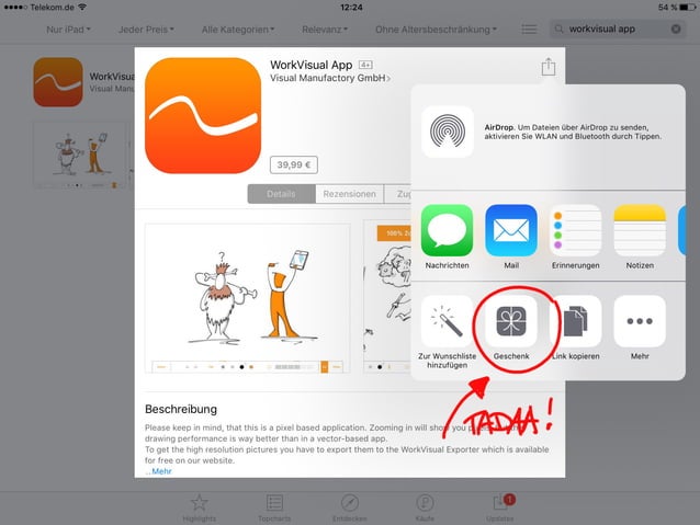 WorkVisual App as a present | PDF