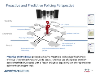 Workware Systems Situational Awareness & Predictive Policing Overview | PPT