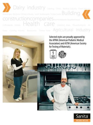 Sanita Workwear: Lisa Protector vs Lisa Safe Protector | PDF