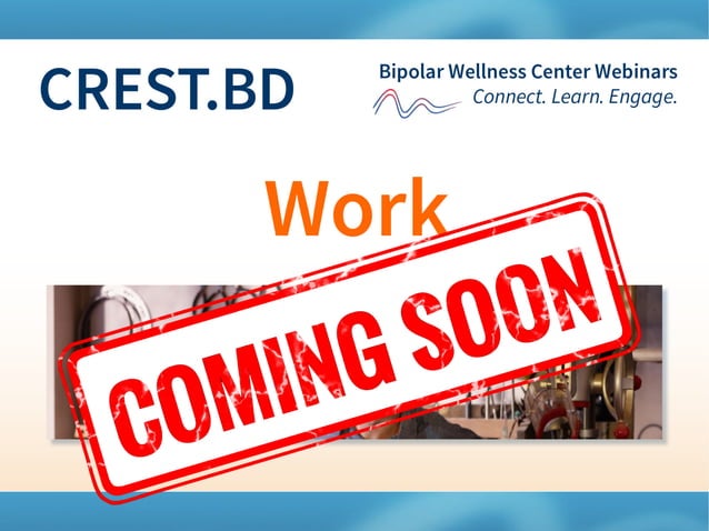 CREST.BD Work & Bipolar Disorder Slides | PDF