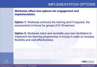 Workwise overview sum 2011 slide share | PDF
