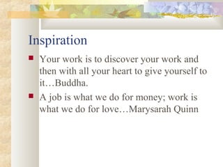 Work with meaning paychecks and life purpose | PPT