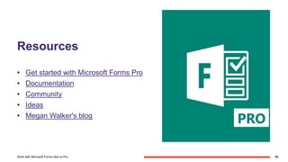 Work with Microsoft Forms (like a) Pro | PPTX